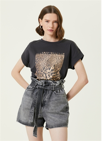 Allsaints Kadın Capso Boyfriend Antrasit Baskılı T-shirt Siyah Xs/s Eu Allsaints Kadın Capso Boyfriend Antrasit Baskılı T-shirt Siyah Xs/s Eu