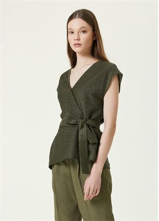 Network Kadın BLUZ Haki S EU