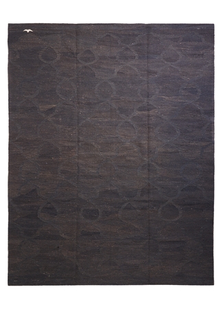 Dhoku Antrasit Geometrik Desenli Yün Kilim Çok Renkli Dhoku Antrasit Geometrik Desenli Yün Kilim Çok Renkli
