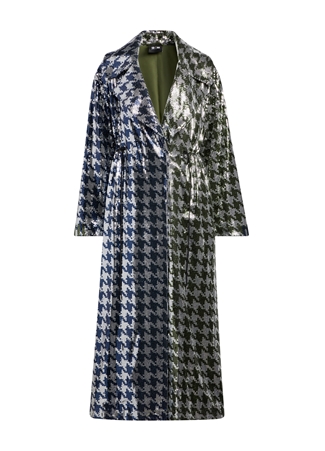 Adidas X Ivy Park Kadın IVY PARK Mavi Payetli Ceket Lacivert M EU