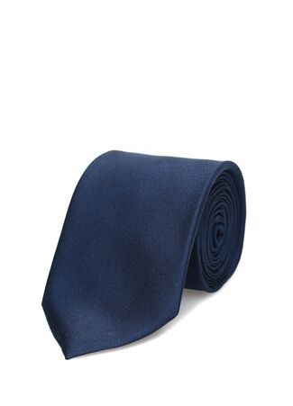 Pal Zileri Erkek Lacviert İpek Kravat Lacivert EU