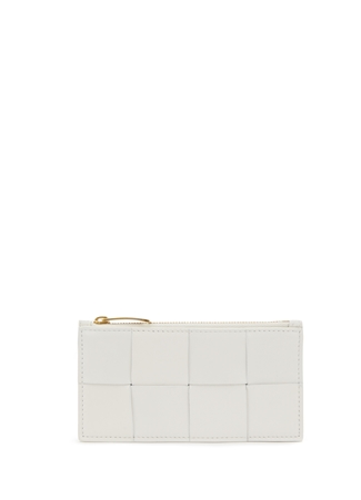 Bottega Veneta Kadın Beyaz Deri Kartlık EU