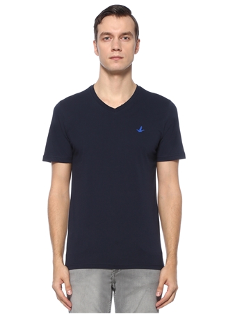 Beymen Club Erkek Lacivert V Yaka Basic T-shirt S EU