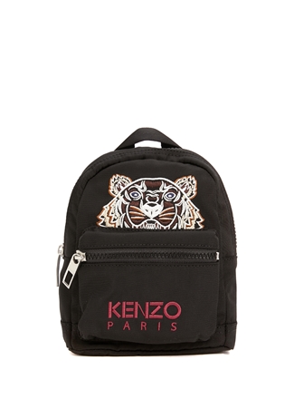 Kenzo Kadın Kampüs Mini Siyah Logolu Sırt Çantası Eu Kenzo Kadın Kampüs Mini Siyah Logolu Sırt Çantası Eu