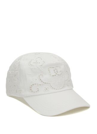 Dolce&Gabbana Kadın Beyaz Fisto Dokulu Şapka 57 EU Dolce&Gabbana Kadın Beyaz Fisto Dokulu Şapka 57 EU
