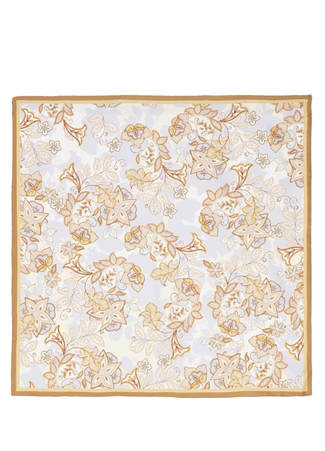 Beymen Club Kadın Lila Sorbe Şal Desenli 90x90 cm İpek Eşarp Mor EU Beymen Club Kadın Lila Sorbe Şal Desenli 90x90 cm İpek Eşarp Mor EU