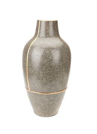 Fink Siyah Desenli Porselen Vazo