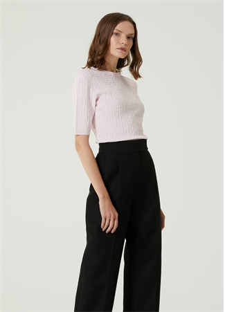 Givenchy Kadın Açık Pembe Logo Motifli Kısa Kol Triko M EU Givenchy Kadın Açık Pembe Logo Motifli Kısa Kol Triko M EU