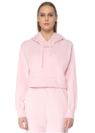 Camilla and Marc Kadın Pembe Kapüşonlu Crop Sweatshirt 2 US Camilla and Marc Kadın Pembe Kapüşonlu Crop Sweatshirt 2 US