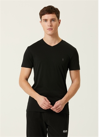 Allsaints Erkek Tonic Siyah V Yaka T-shirt S EU Allsaints Erkek Tonic Siyah V Yaka T-shirt S EU