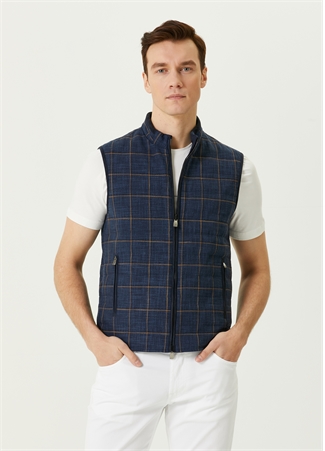 Corneliani Erkek DIŞ YELEK Lacivert 54 IT Corneliani Erkek DIŞ YELEK Lacivert 54 IT