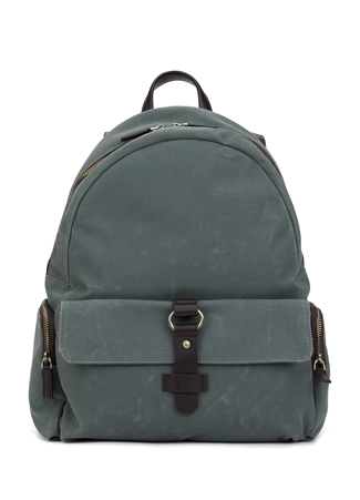 Beymen Collection Erkek Antrasit Logolu Sırt Çantası Haki EU