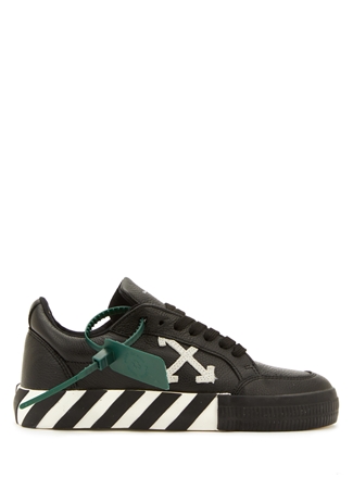 Off-White Erkek Low Vulcanized Siyah Beyaz Sneaker 38 EU Off-White Erkek Low Vulcanized Siyah Beyaz Sneaker 38 EU