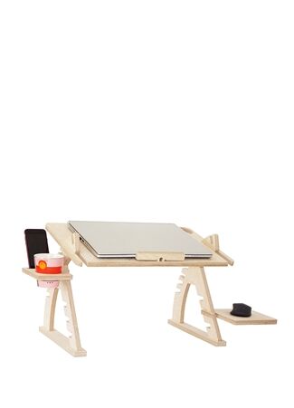 Tufetto Rappu Laptop Sehpası Bej