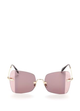 Miu Kadın GÜNEŞ GÖZLÜĞÜ Altın Rengi 59 EU