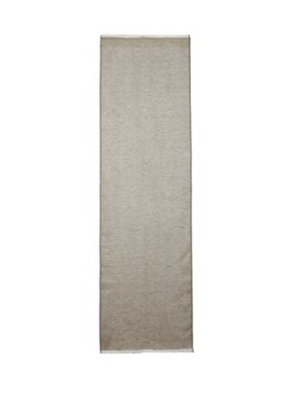 Pal Zileri Erkek Bej Keten Atkı Kahverengi EU