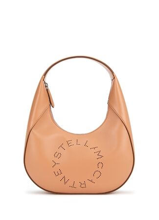 Stella McCartney Kadın Kamel Logolu El Çantası Kahverengi EU