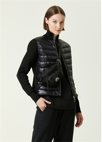 Moncler Kadın Siyah Triko Garnili Ceket XS EU Moncler Kadın Siyah Triko Garnili Ceket XS EU