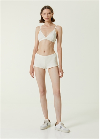 American Vintage Kadın Ekru Ribli Şort Bej M EU American Vintage Kadın Ekru Ribli Şort Bej M EU