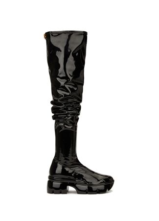 Giuseppe Zanotti Kadın Siyah Deri Çizme 36 EU