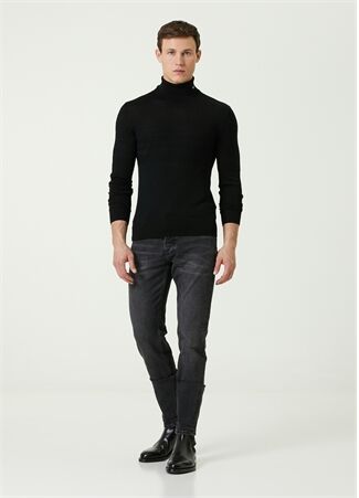 Emporio Armani Erkek Slim Fit J75 Siyah Jean Pantolon 3 US