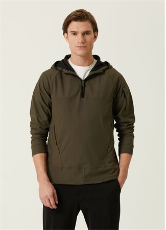 Network Erkek Comfort Fit Haki Sweatshirt XS EU