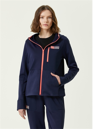 Under Armour Kadın Mixed Media Lacivert Sweatshirt L EU Under Armour Kadın Mixed Media Lacivert Sweatshirt L EU