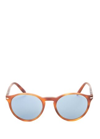 Persol Erkek Colorblocked Yuvarlak Formlu Güneş Gözlüğü 50 EU