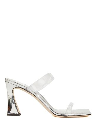 Giuseppe Zanotti Kadın Gri Bantlı Deri Terlik 36 EU