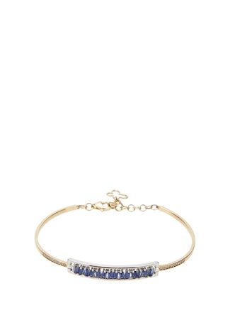 Collection-Divdiamond Kadın Pırlantalı Altın Rengi Bileklik EU