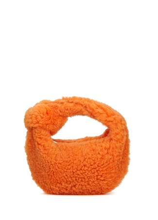 Bottega Veneta Kadın Mini Jodie Turuncu Deri Çanta EU