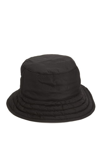 Beymen Club Kadın Siyah Kapitone Dokulu Bucket Şapka EU