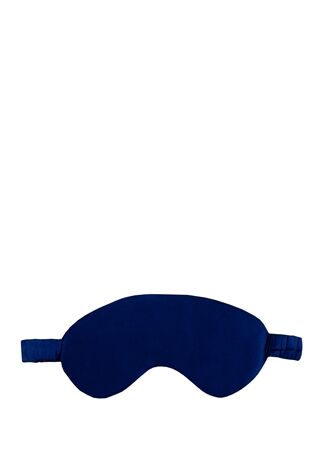 The Sim Co. İpek Uyku Maskesi Navy