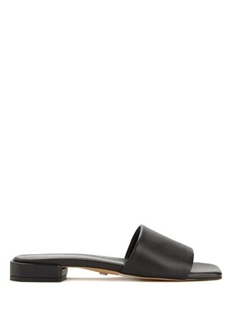 George Hogg Kadın Siyah Deri Terlik 36 EU