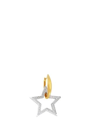 Mers Kadın Seeing Stars Büyük Boy Gümüş Rengi Küpe EU Mers Kadın Seeing Stars Büyük Boy Gümüş Rengi Küpe EU
