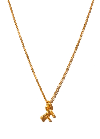 Fidelle Kadın Alphabet Pendant Small F Altın Rengi Kolye S EU Fidelle Kadın Alphabet Pendant Small F Altın Rengi Kolye S EU