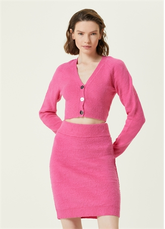 Helmut Lang Kadın Pembe V Yaka Crop Triko Bluz Xs Eu Helmut Lang Kadın Pembe V Yaka Crop Triko Bluz Xs Eu