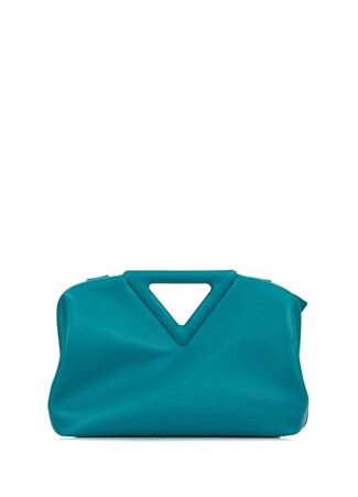 Bottega Veneta Kadın Mavi Deri Omuz Çantası EU