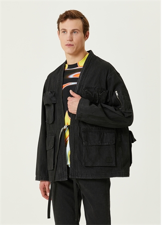 Ambush Erkek Siyah Kargo Denim Mont S Eu Ambush Erkek Siyah Kargo Denim Mont S Eu