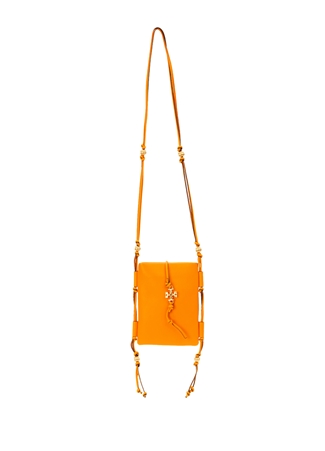 Tory Burch Kadın Turuncu Logo Detaylı Deri Çanta Eu Tory Burch Kadın Turuncu Logo Detaylı Deri Çanta Eu