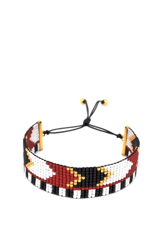 Beadberry Kadın Colorblocked Boncuklu Bileklik EU