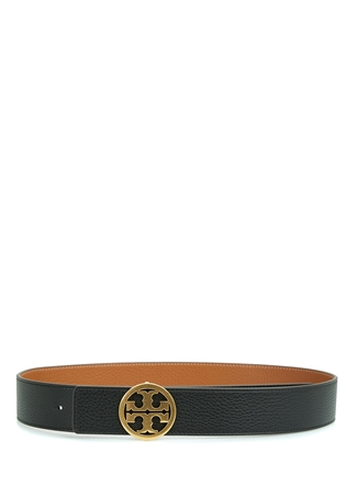 Tory Burch Kadın Siyah Logo Tokalı Deri Kemer M EU Tory Burch Kadın Siyah Logo Tokalı Deri Kemer M EU