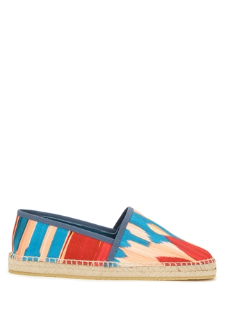 Etro Kadın Colorblocked Etnik Desenli Espadril Yeşil 36 EU Etro Kadın Colorblocked Etnik Desenli Espadril Yeşil 36 EU