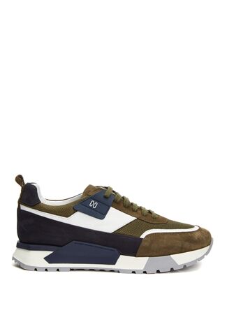Network Erkek Haki Deri Sneaker 40 Eu