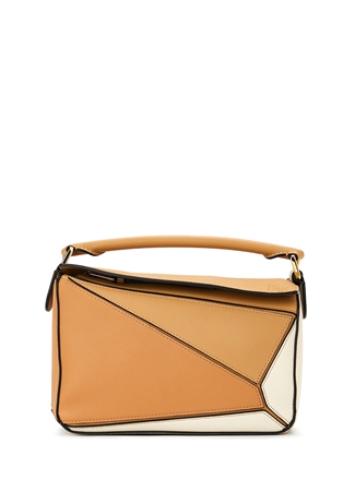 Loewe Kadın Small Puzzle Bej Deri Çanta Eu