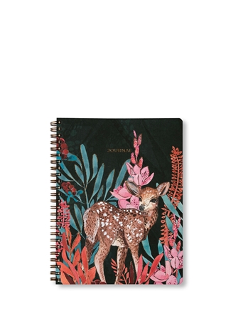 Fonfique Kadın Ceylan Spiralli Çizgili Defter Mavi EU Fonfique Kadın Ceylan Spiralli Çizgili Defter Mavi EU