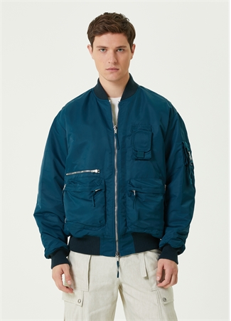 Helmut Lang Erkek Petrol Yeşil Çift Taraflı Mont Mavi S Eu Helmut Lang Erkek Petrol Yeşil Çift Taraflı Mont Mavi S Eu