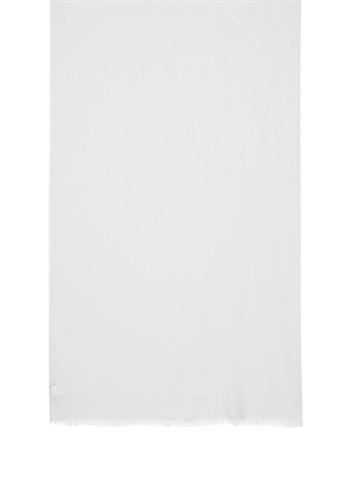 Brunello Cucinelli Kadın Beyaz Kaşmir Şal EU Brunello Cucinelli Kadın Beyaz Kaşmir Şal EU