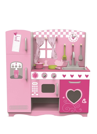 Classic World Ahşap Büyük Pembe Mutfak Eu Classic World Ahşap Büyük Pembe Mutfak Eu