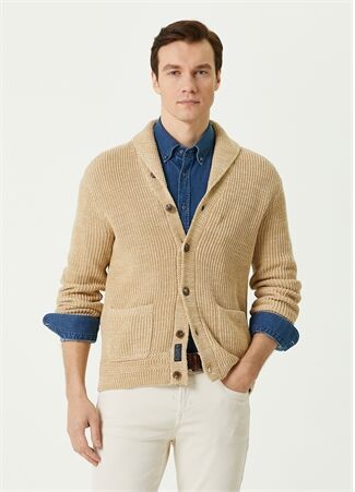 Polo Ralph Lauren Erkek Bej Triko Hırka S EU